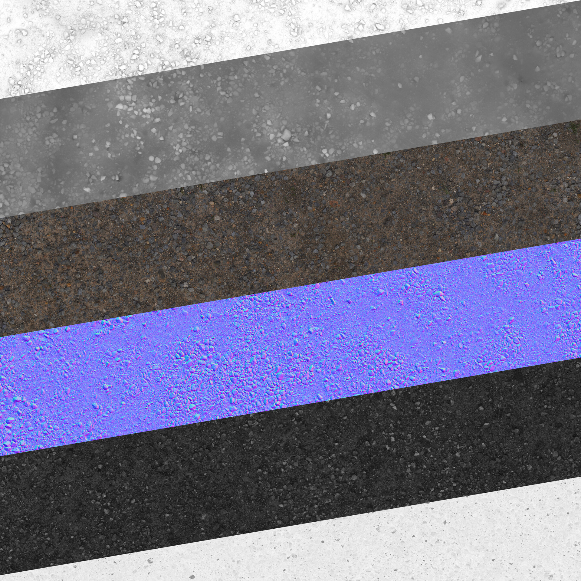 3D Scanned Textures - Stone Debris Ground Material | Photoscanned