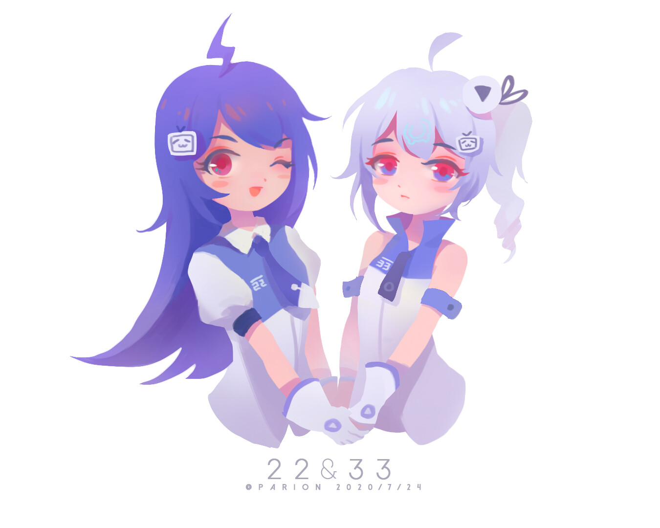 ArtStation - 2233（bilibili girls fanart）