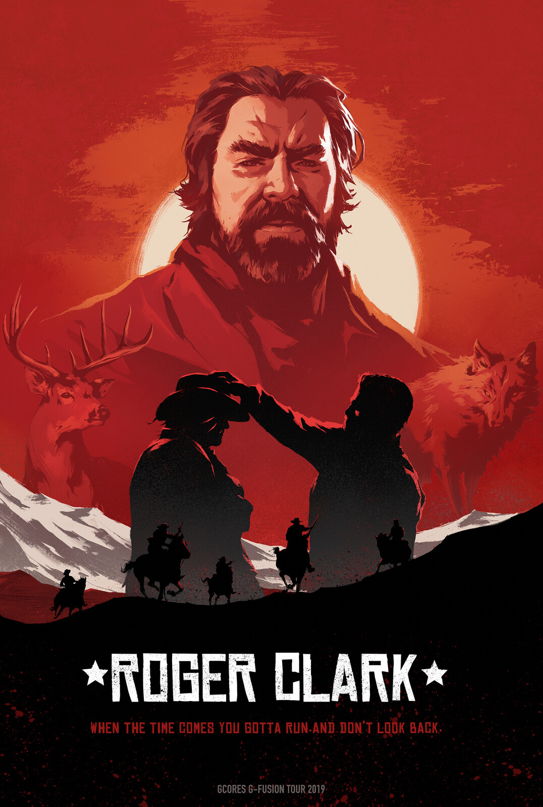 sichong zhang - Roger Clark 签名海报