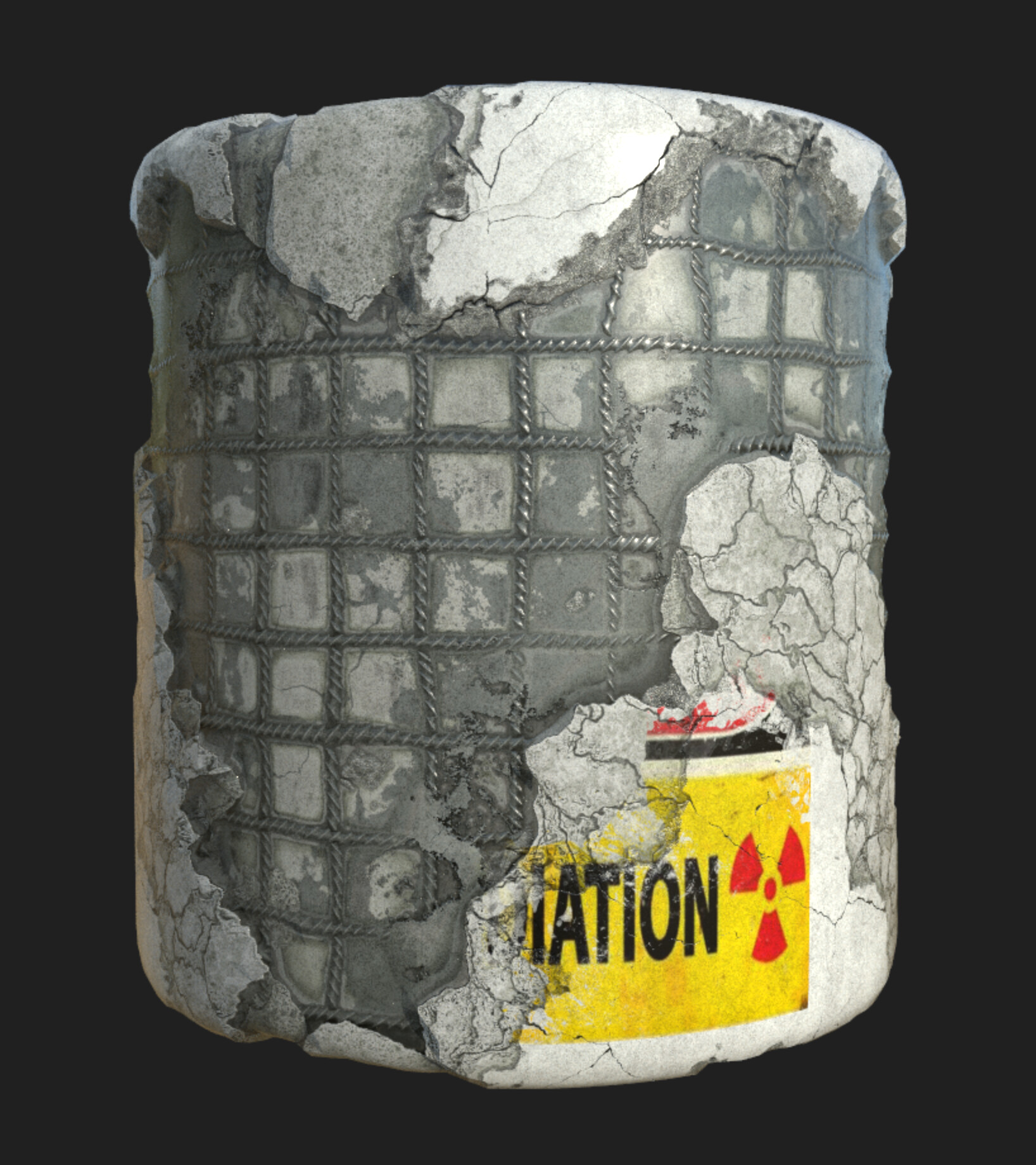 ArtStation - Substance Designer - Destroyed Wall