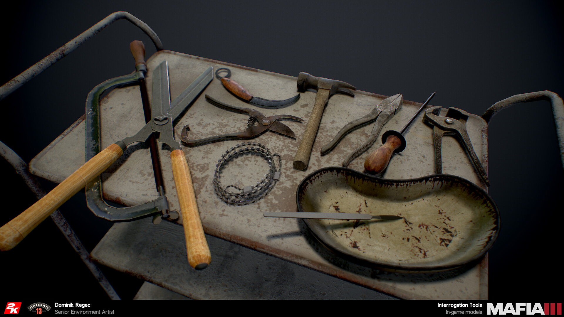 Dominik Regec - MAFIA III Props - Interrogation Tools