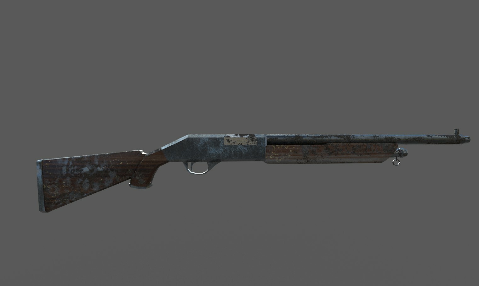 ArtStation - A rusty gun