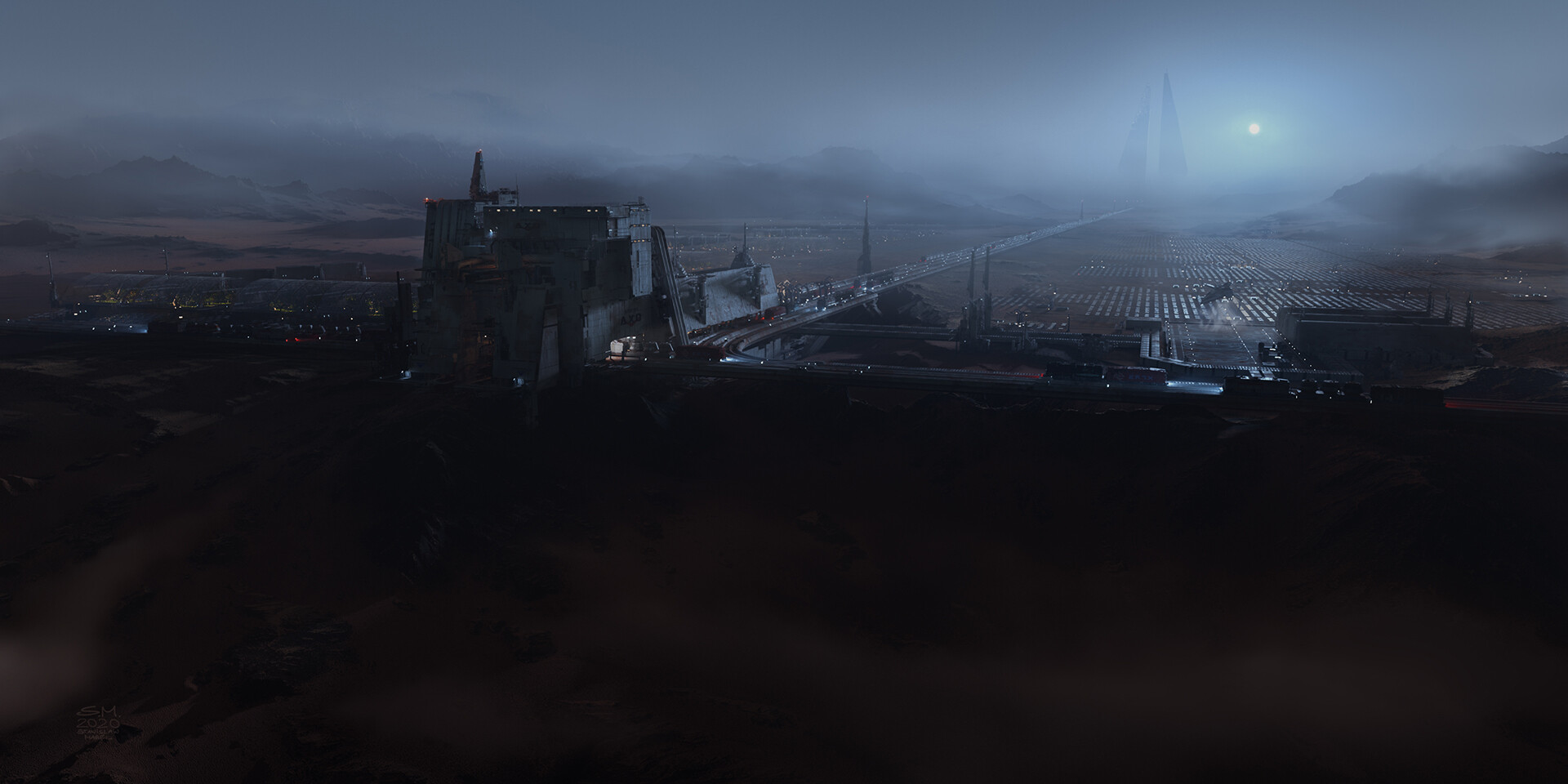ArtStation - Mars - Transit station