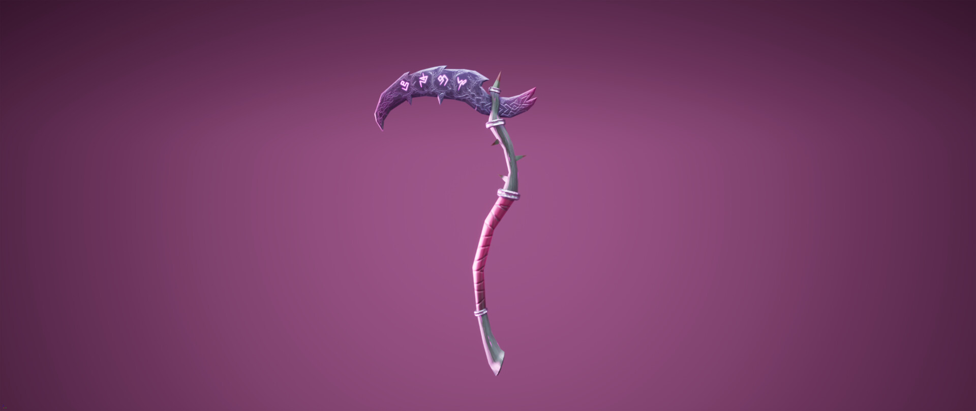 ArtStation - Crimson Thorn (Stylized Scythe)