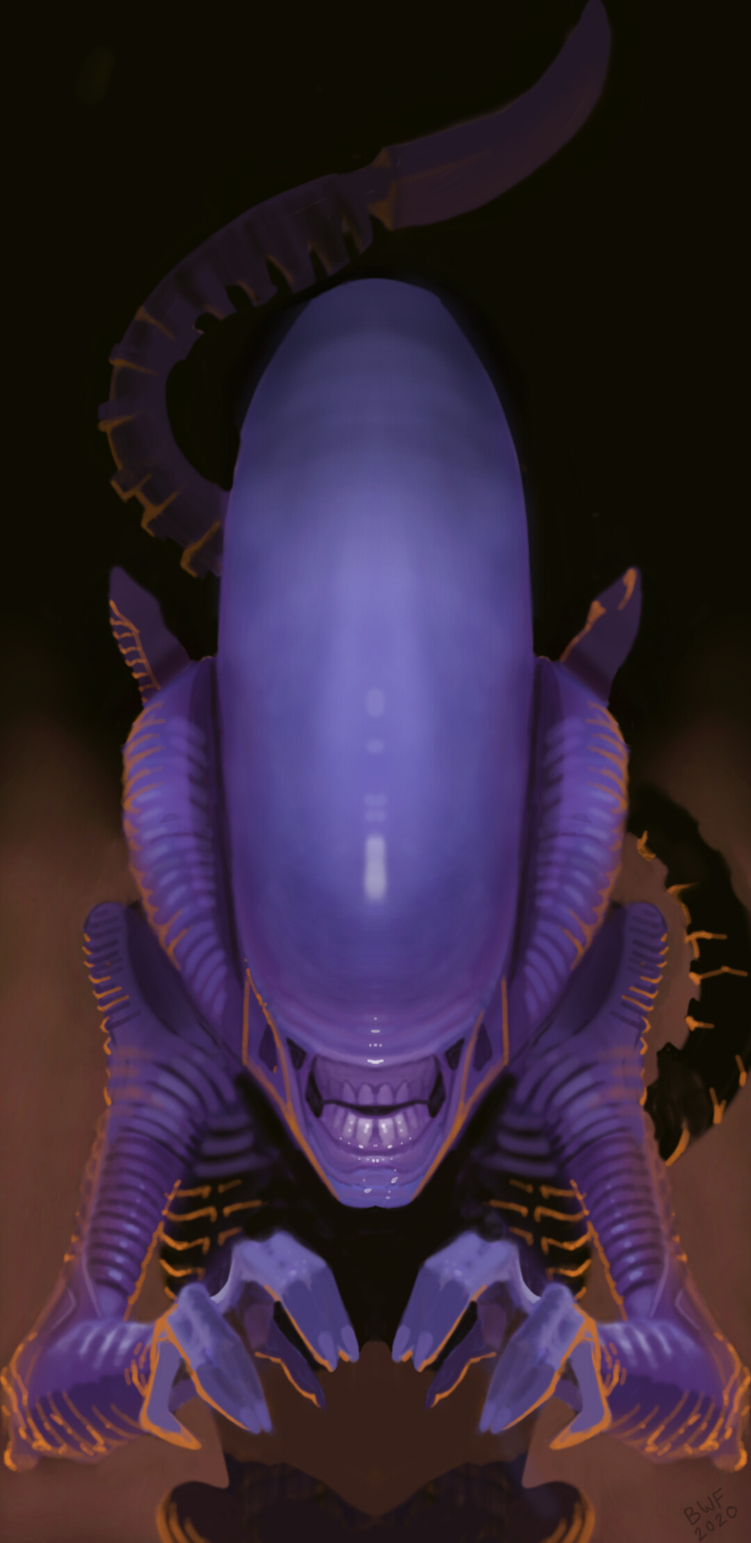 ArtStation - alien day sketch