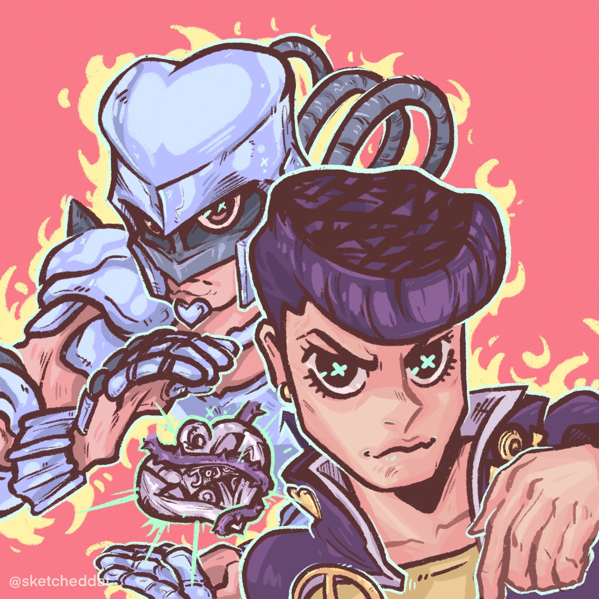 ArtStation - Josuke & Crazy Diamond