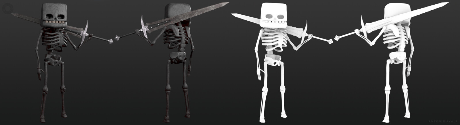 Antonio Ayala - Wither Skeleton | Minecraft Fanart