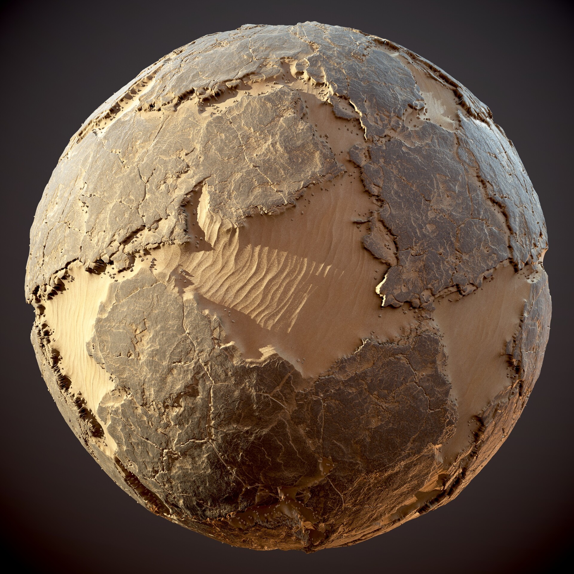 ArtStation - Desert Sandy Bedrock