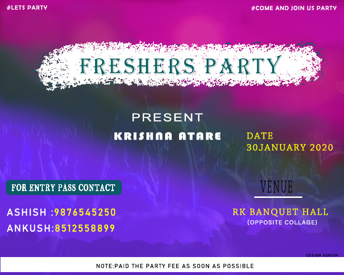 ArtStation - Party Poster