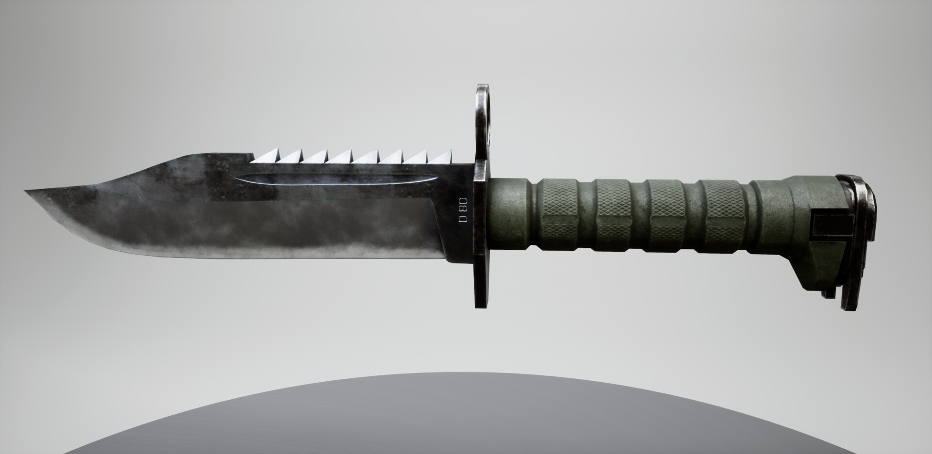 ArtStation - D80 Military Knife