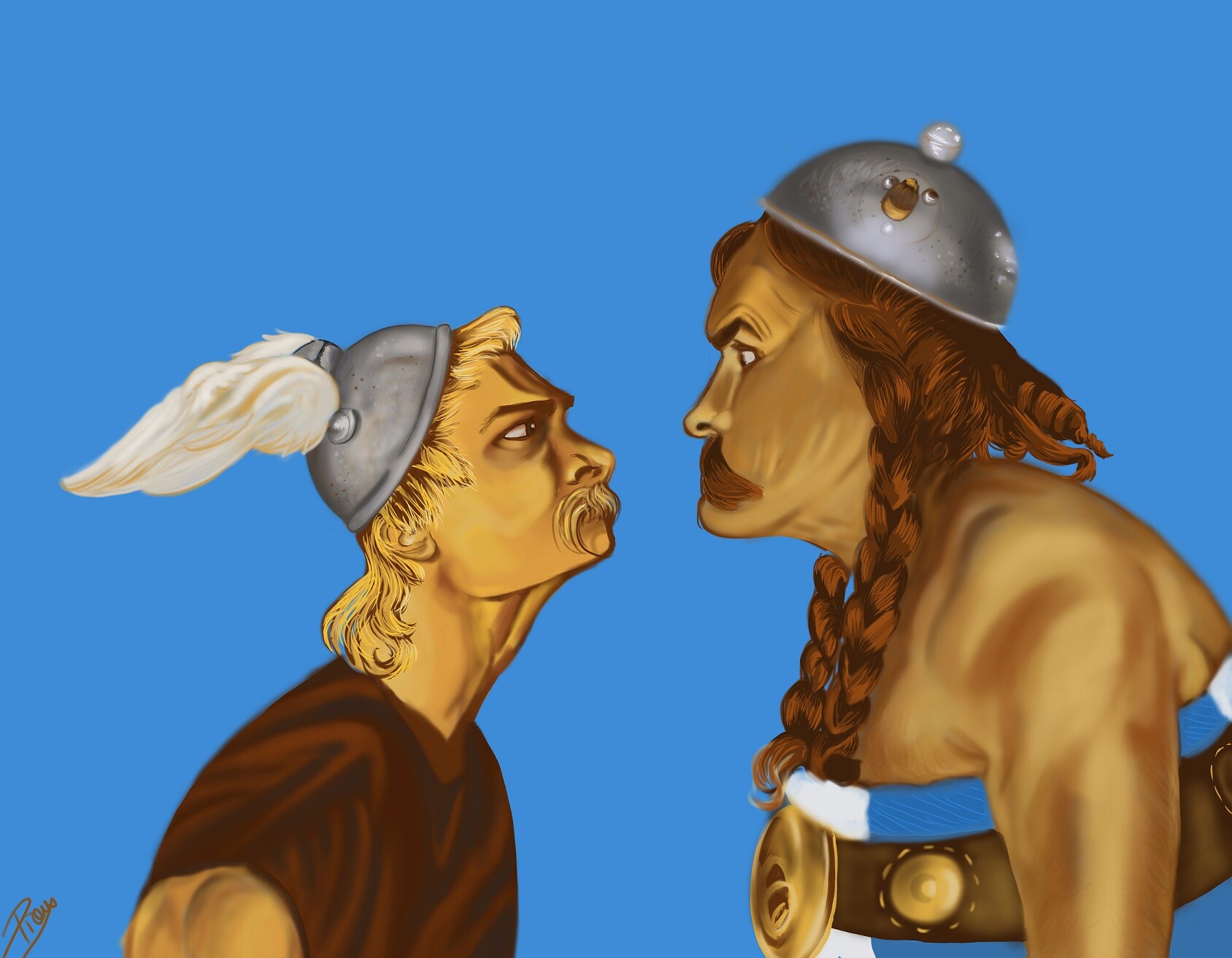 ArtStation - Asterix et Obelix Portrait