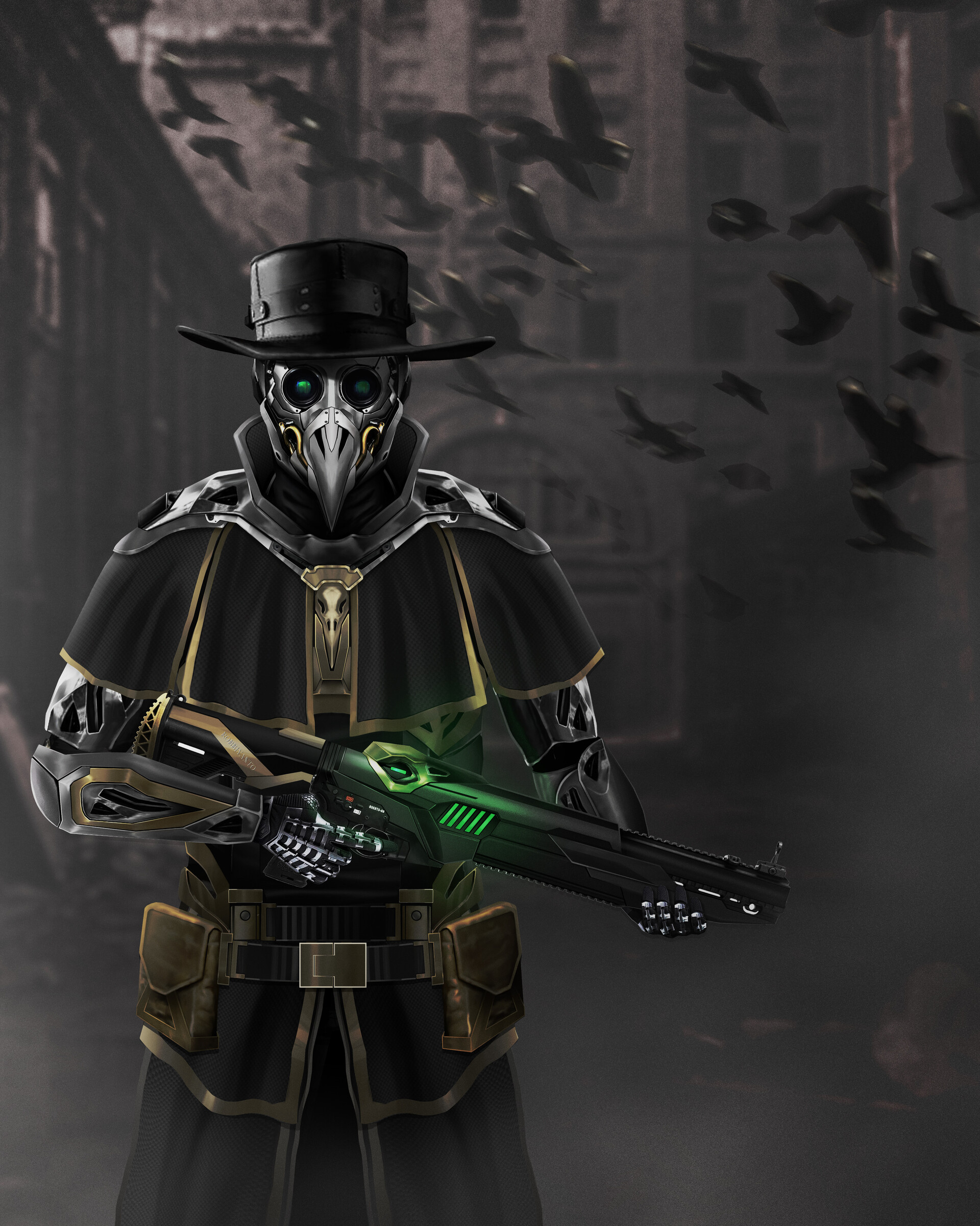 ArtStation - Modern Plague Doctor