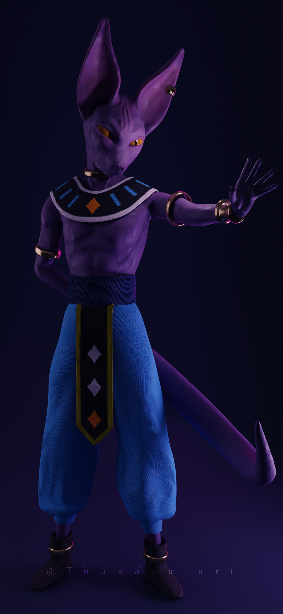 ArtStation - Game ready - Lord Beerus