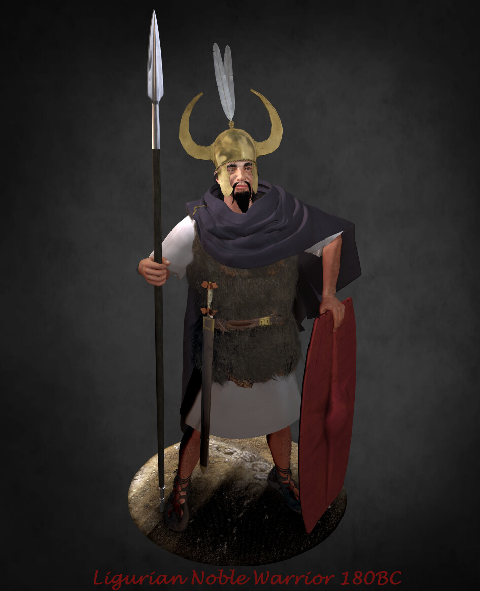 ArtStation - Ligurian Noble Warrior 180BC
