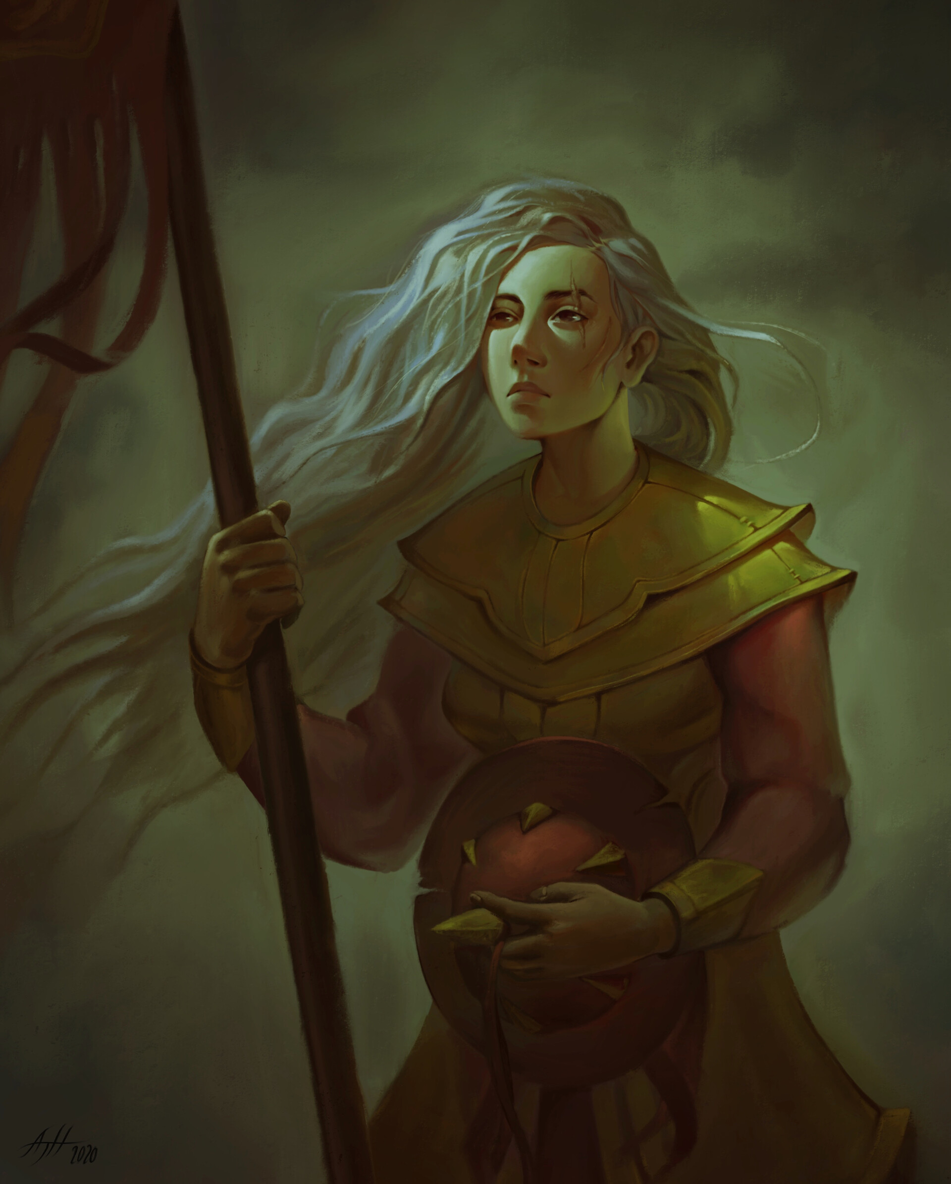 ArtStation - The female warrior