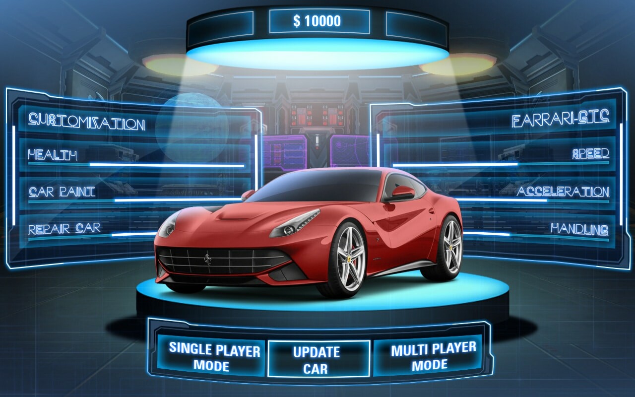 Dheeraj Padghan - 2D GAME Garage UI