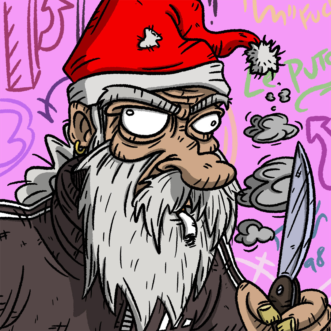 ArtStation - dangerous Santa avatar