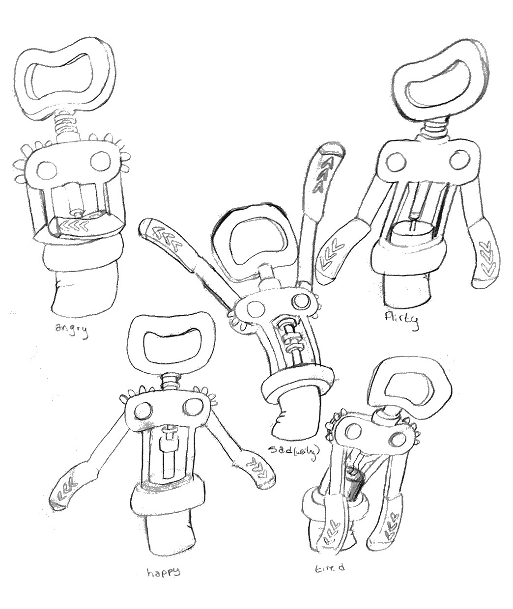 ArtStation - Corkscrew (Prop character)