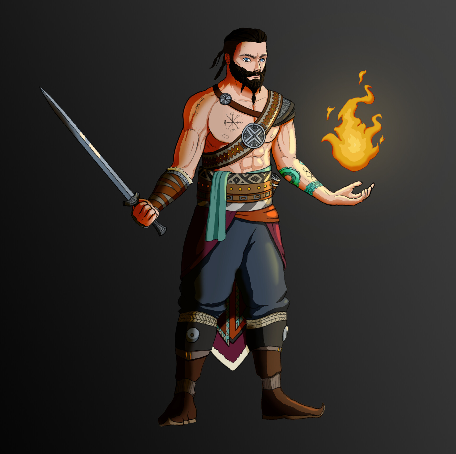 ArtStation - Boris The Battle Mage