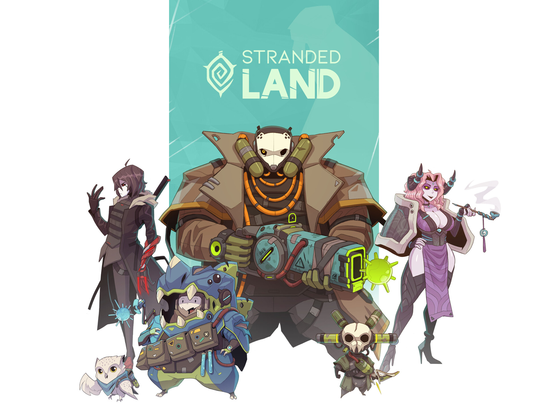 Stranded Cartoon Characters