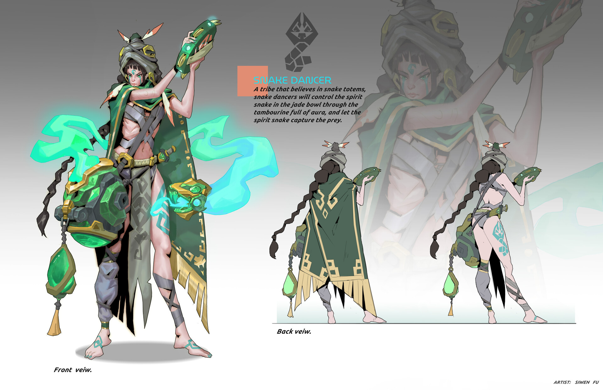 ArtStation - Snake dancer