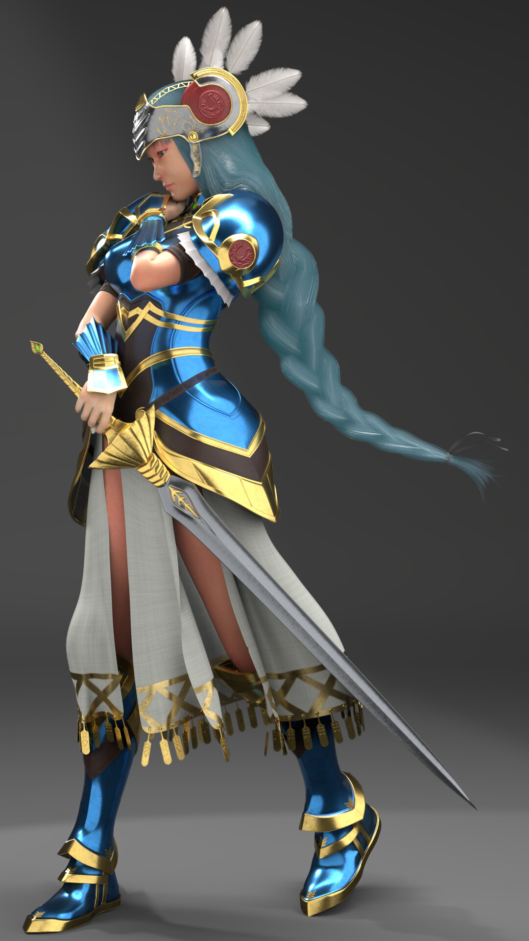 ArtStation - Lenneth - (Valkyrie Profile Fan Art)