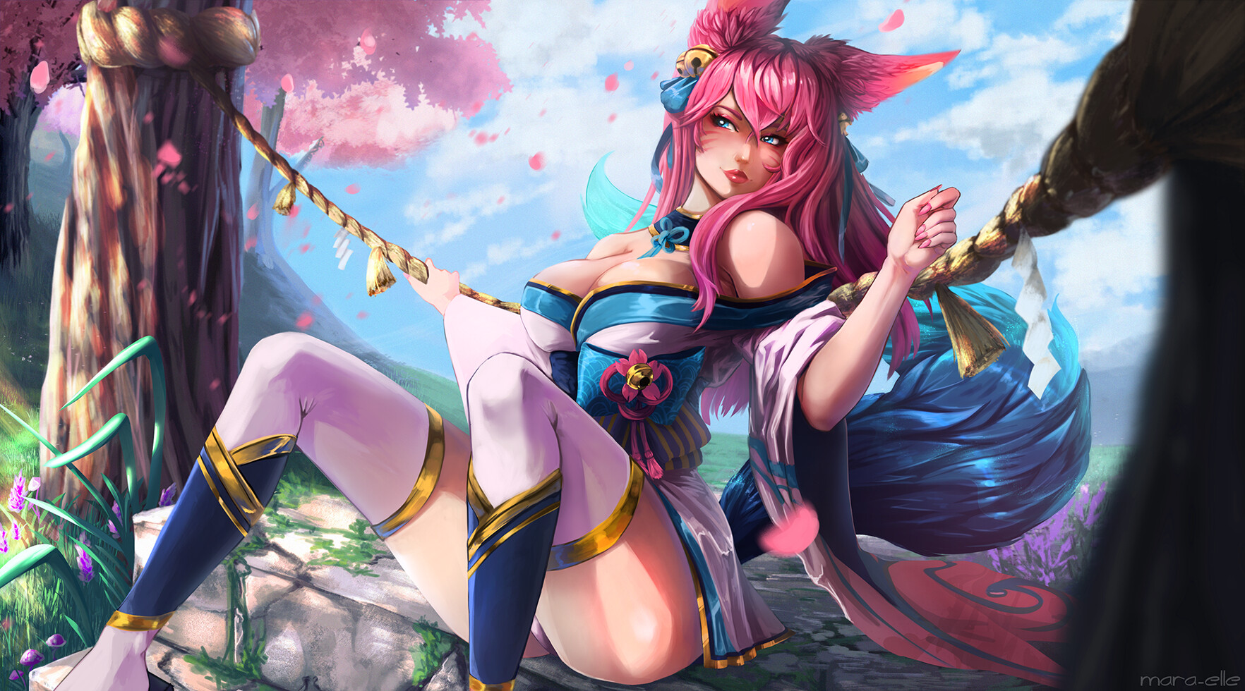 ArtStation - Spirit Blossom Ahri