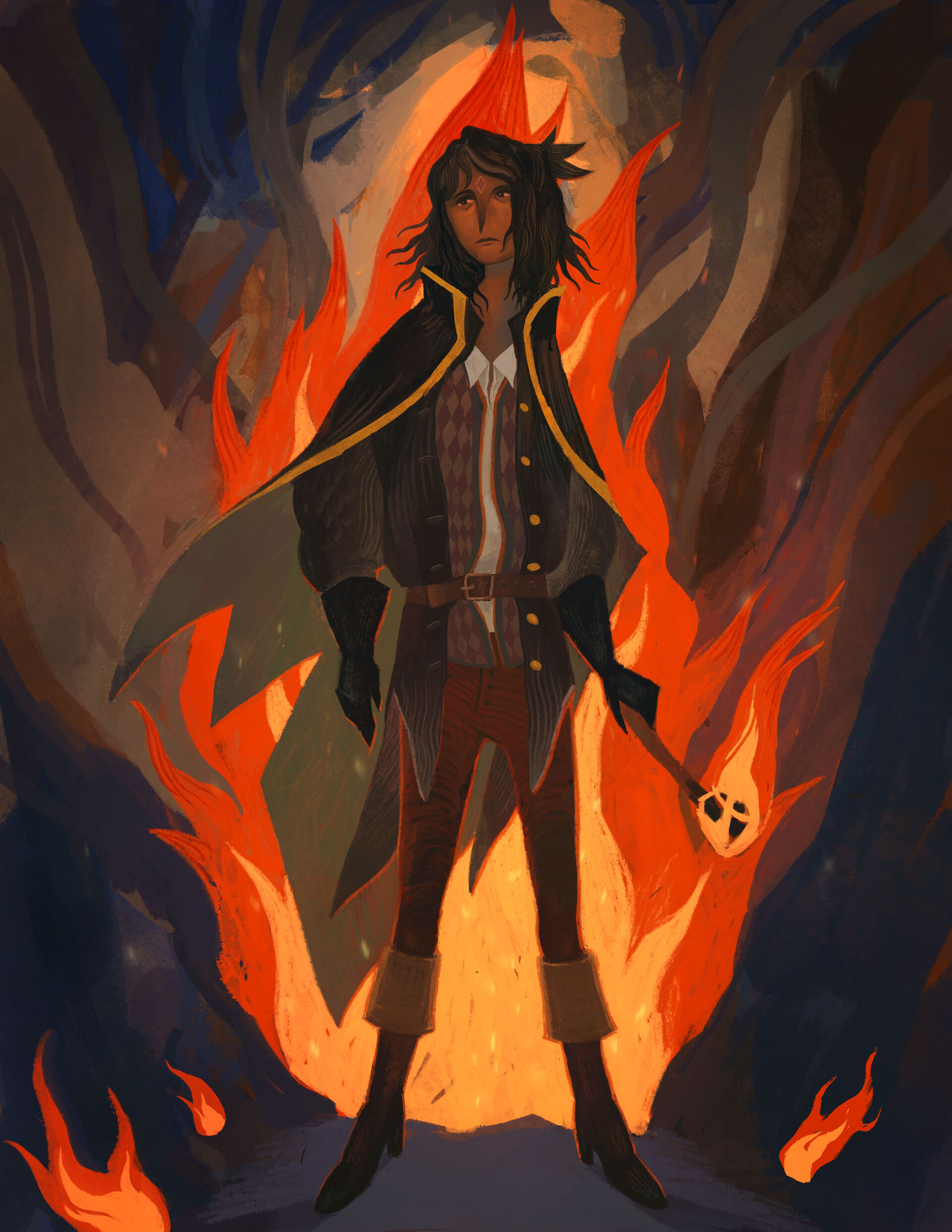 ArtStation - Lady of Fire