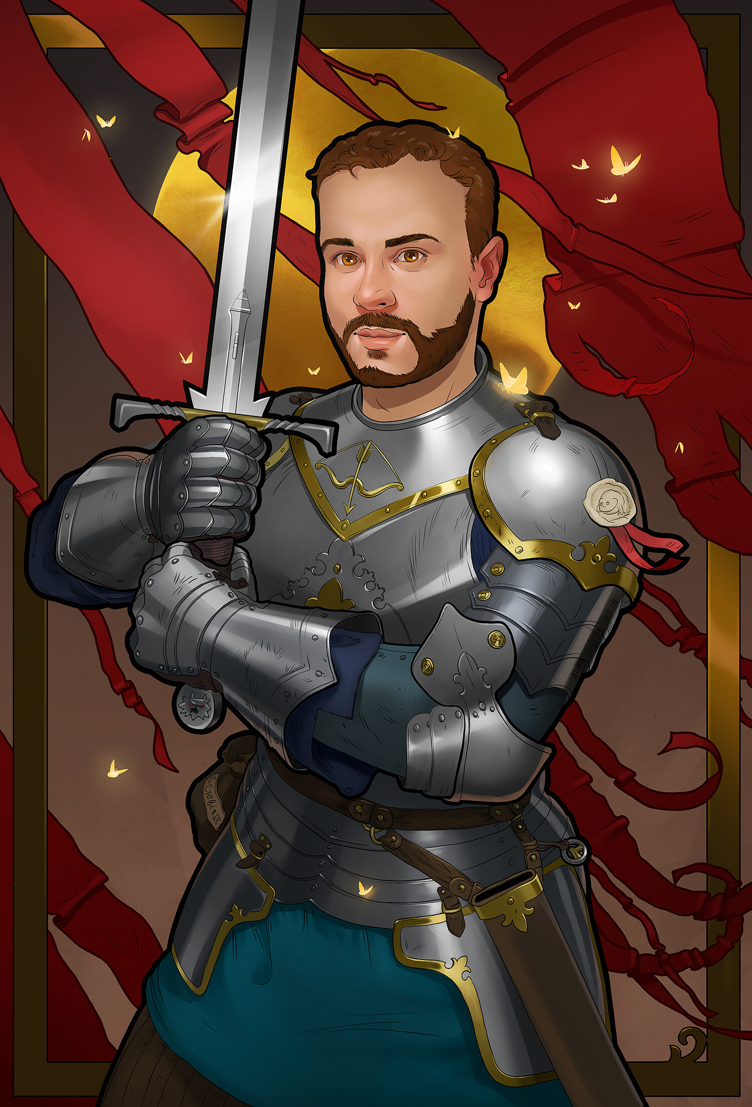 ArtStation - Sir Pyriatin, knight