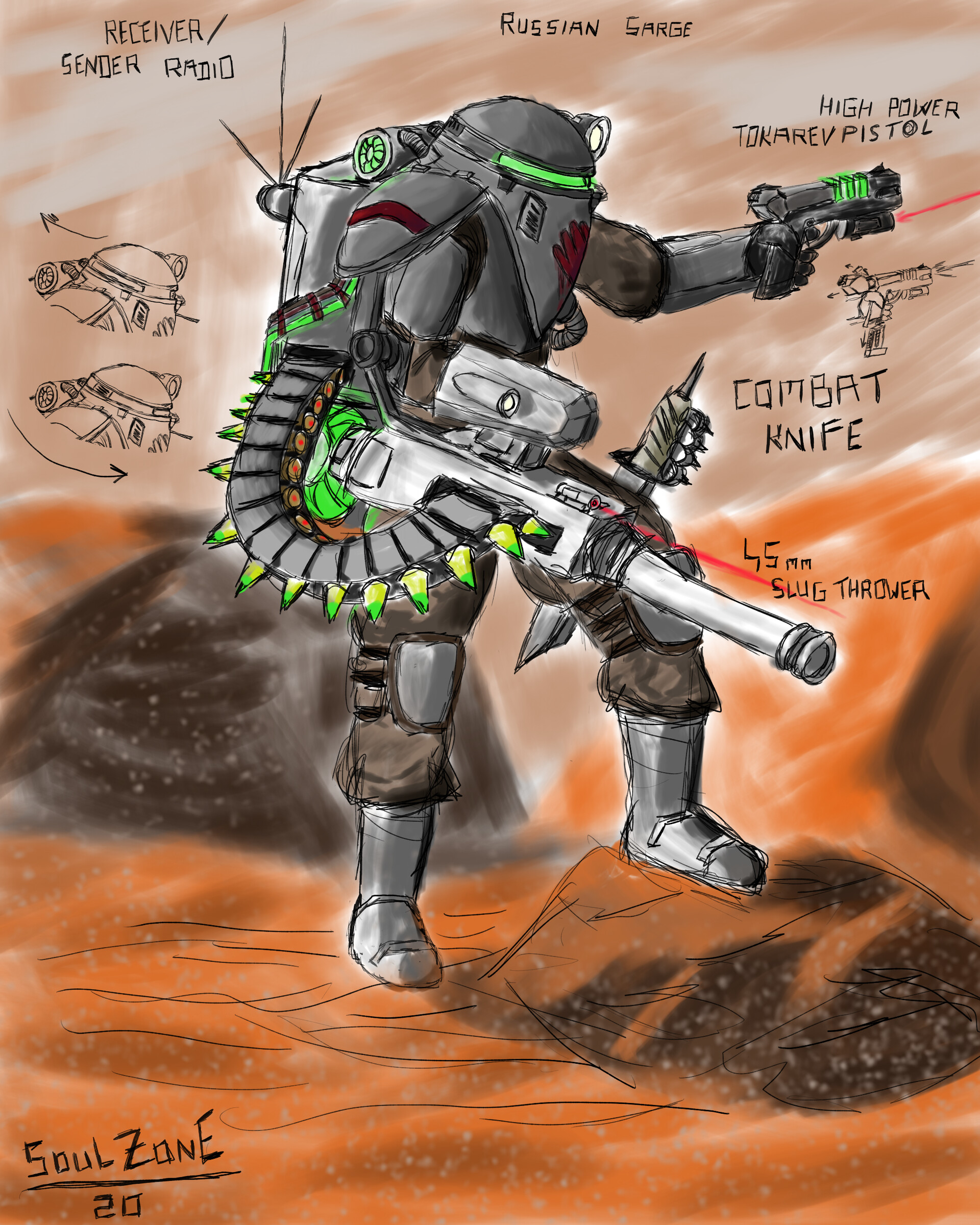 ArtStation - Federal Shock Infantry