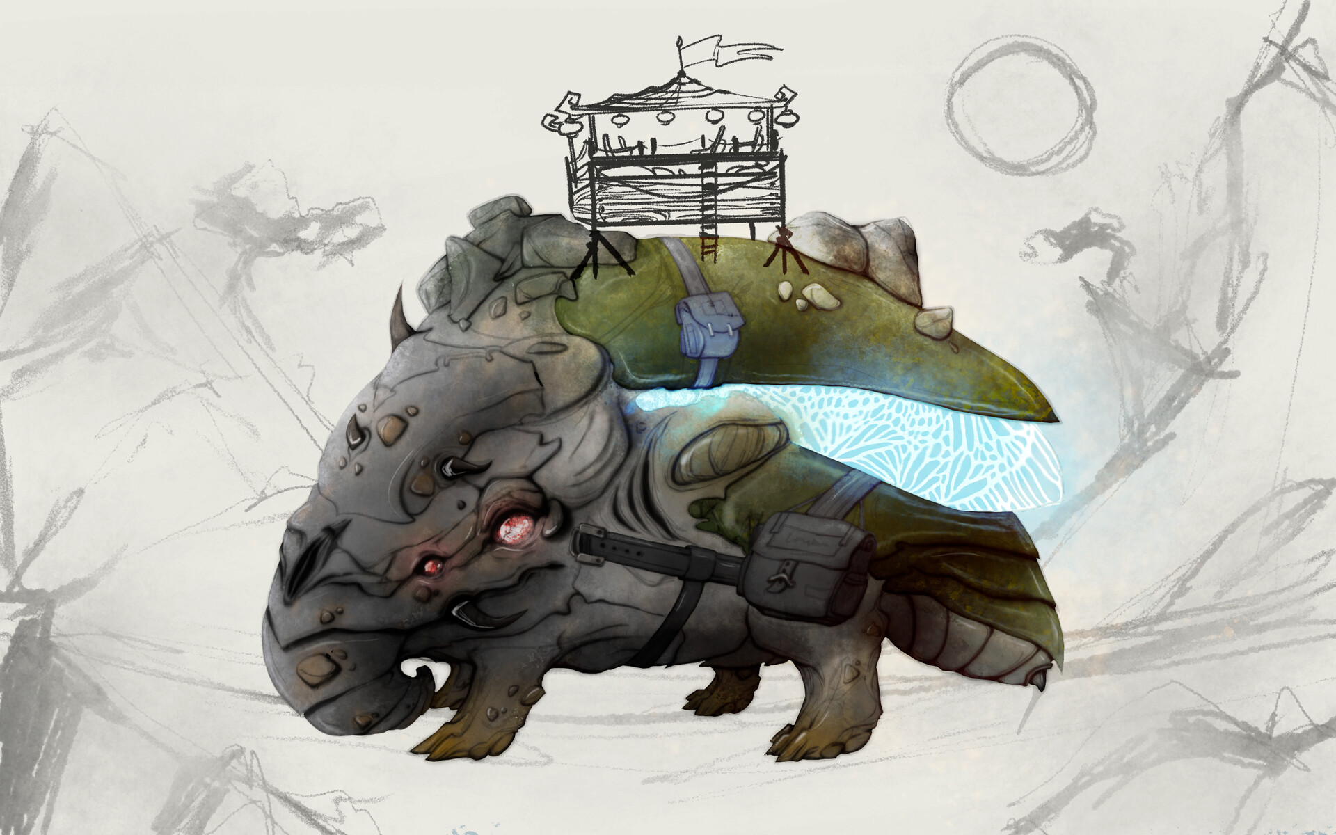 ArtStation - Mount concept art