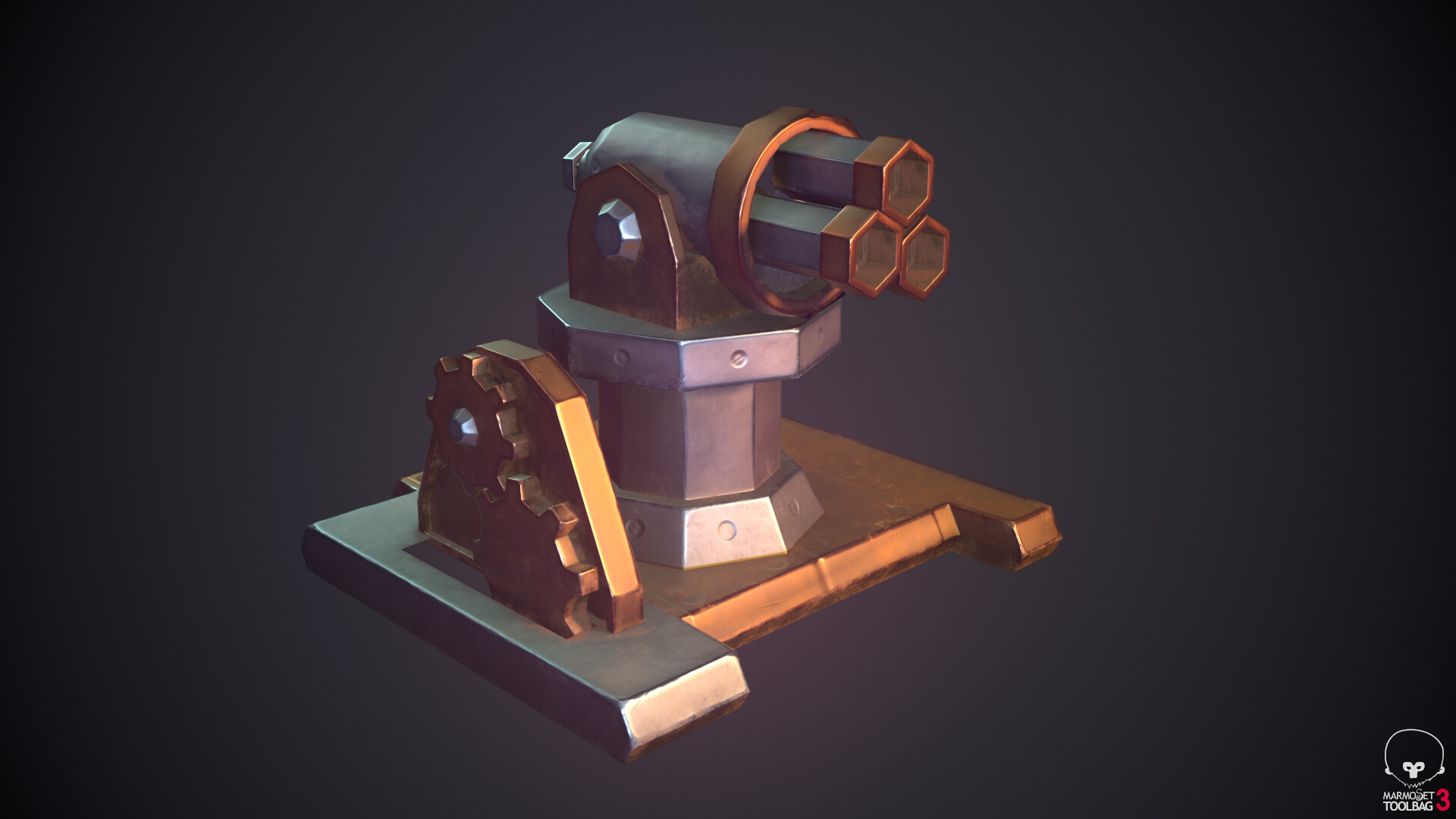 ArtStation - Stylized Turret