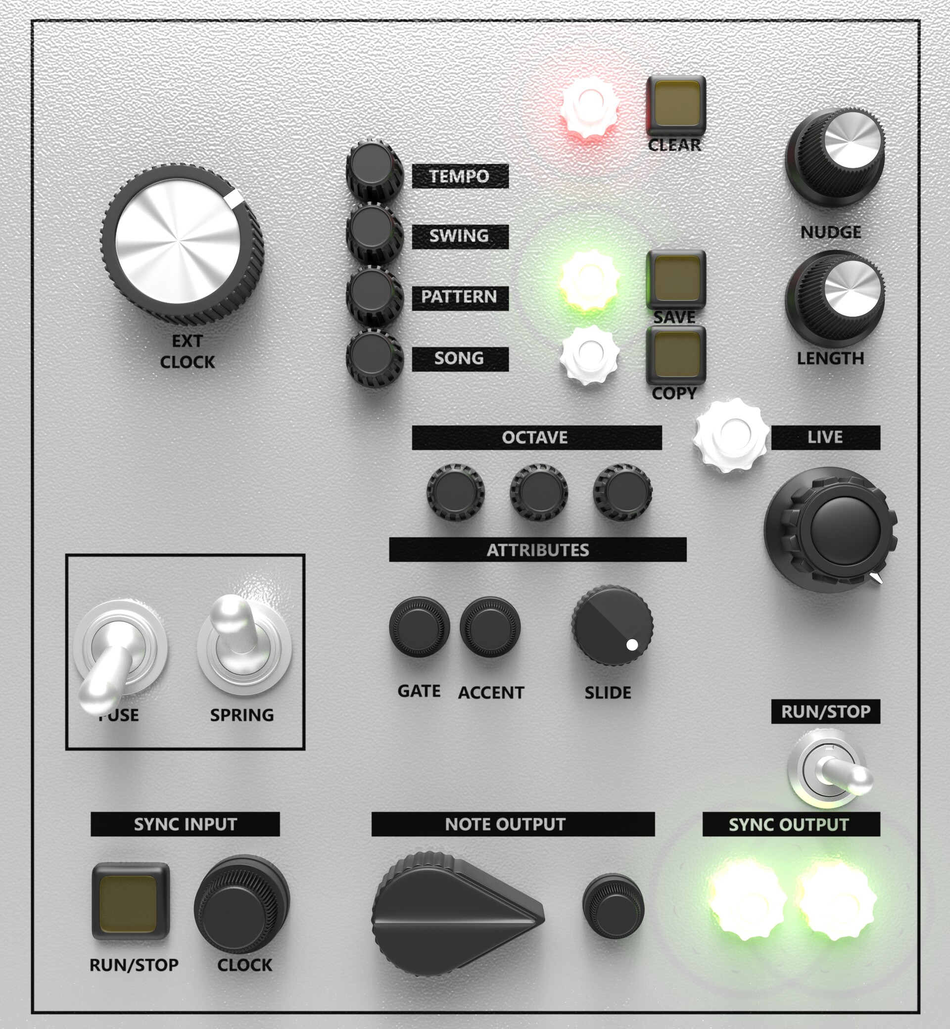 ArtStation - Control Knob Set 3D Model