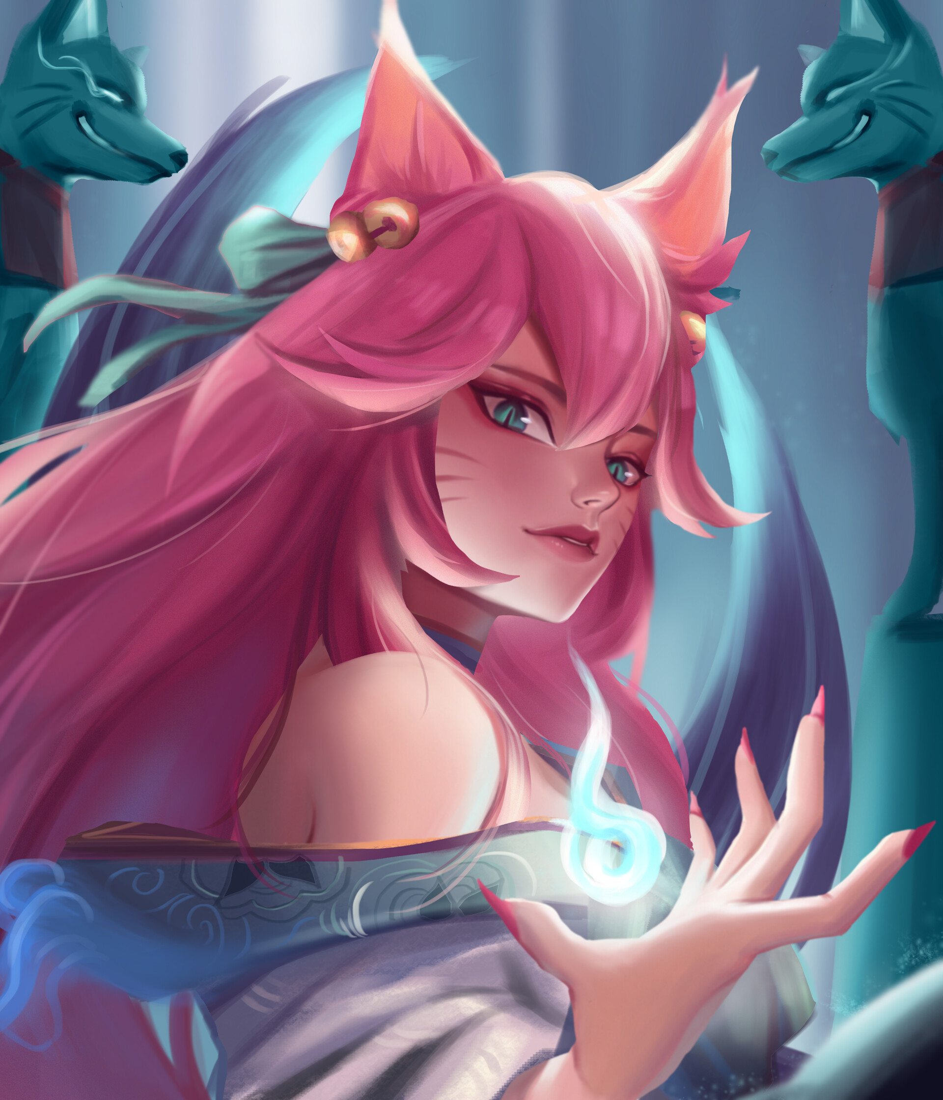 ArtStation - Spirit blossom ahri