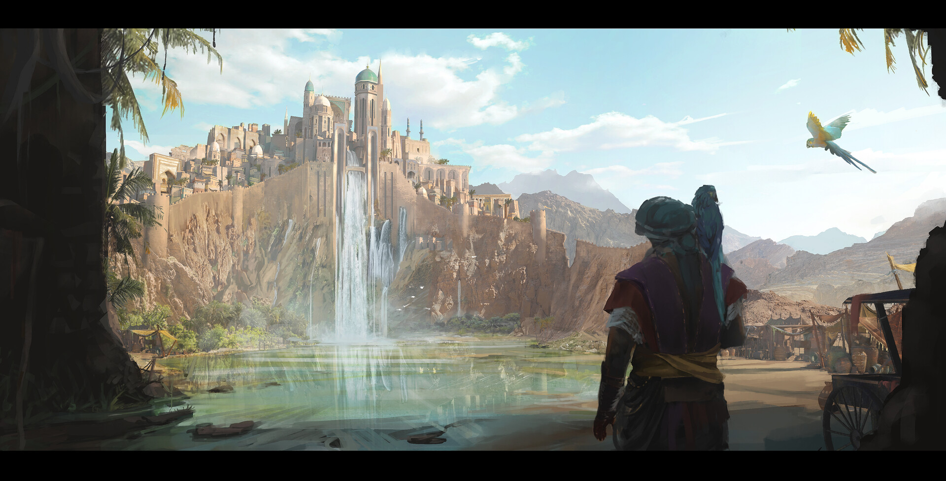ArtStation - Parrot city