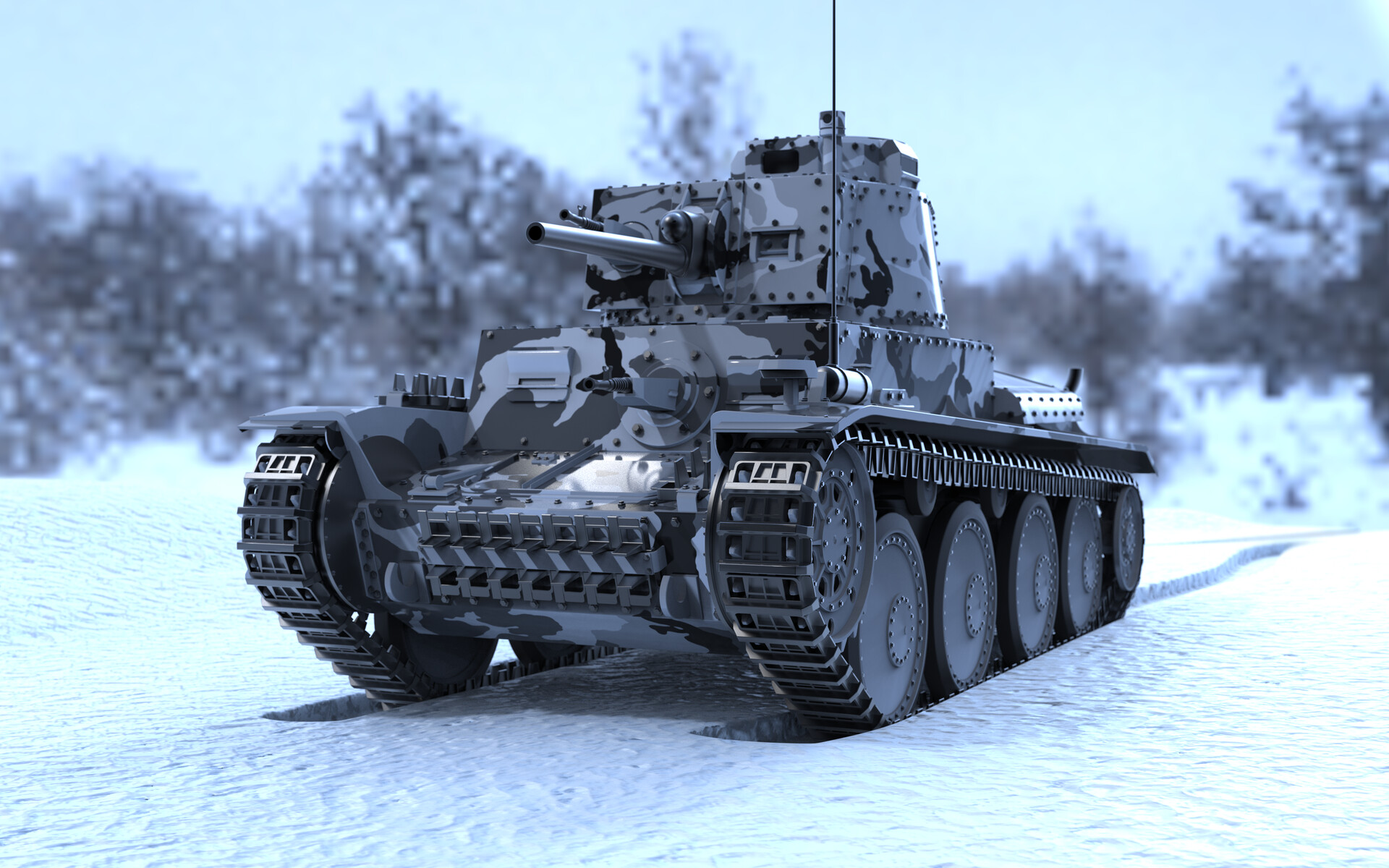 ArtStation - Panzerkampfwagen 38(t)