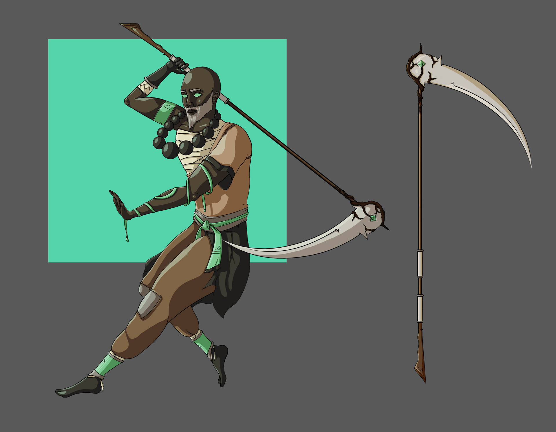 ArtStation - "Yaro" - Runic Scythes