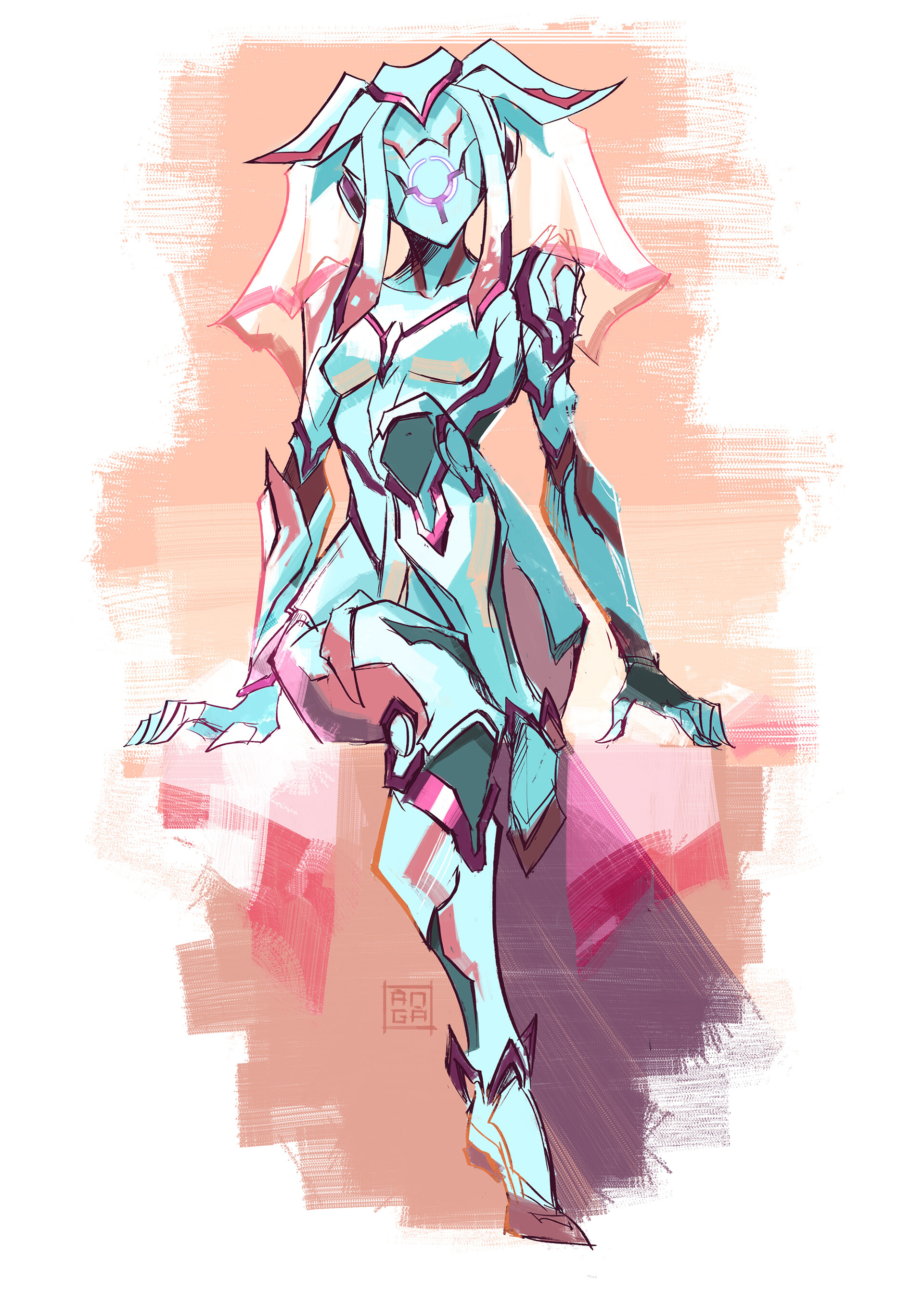 ArtStation - WARFRAME - Jelly-Bride Sketch