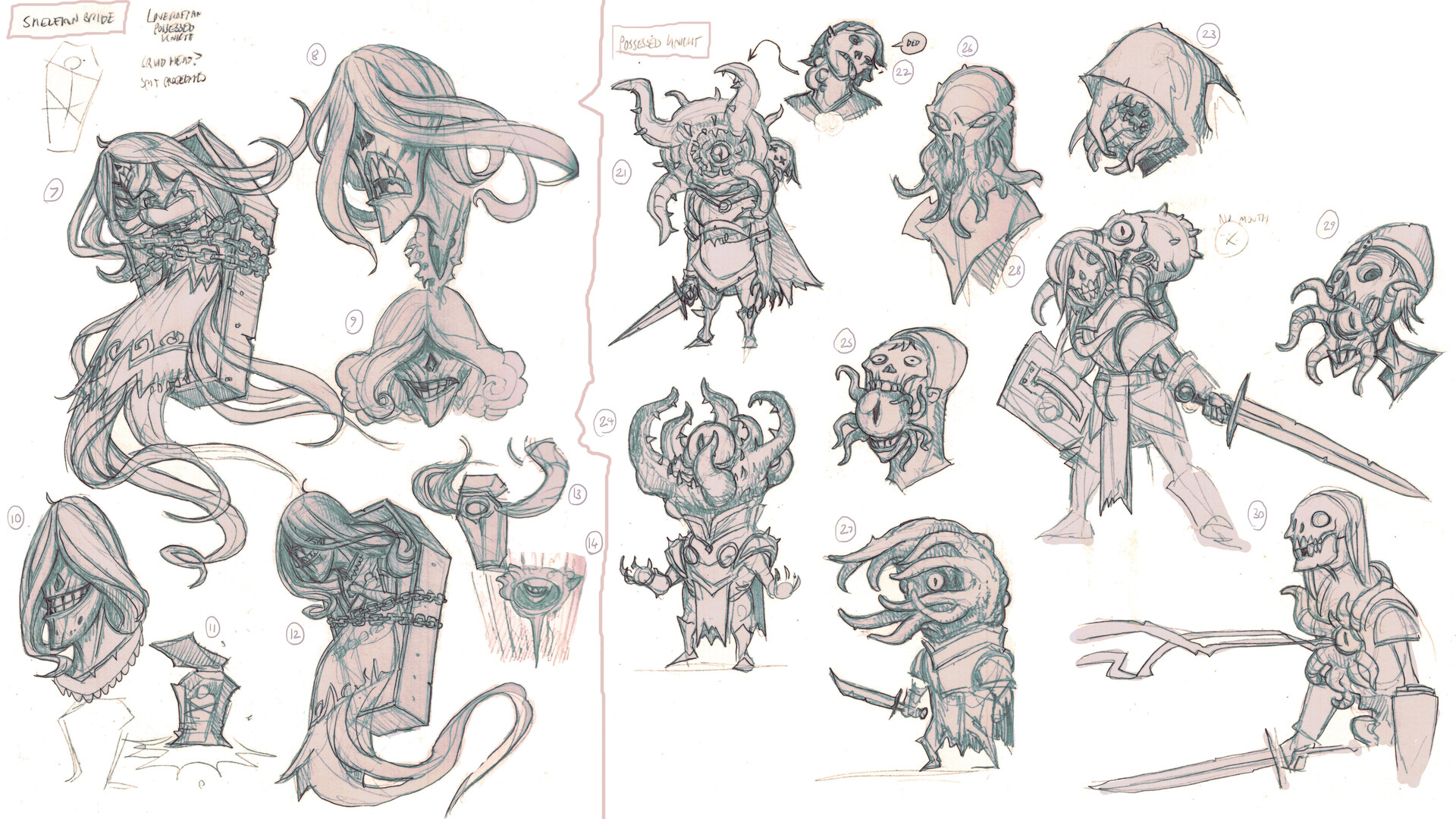 nick southam - Ghost Knight: A Dark Tale Art and Concepts
