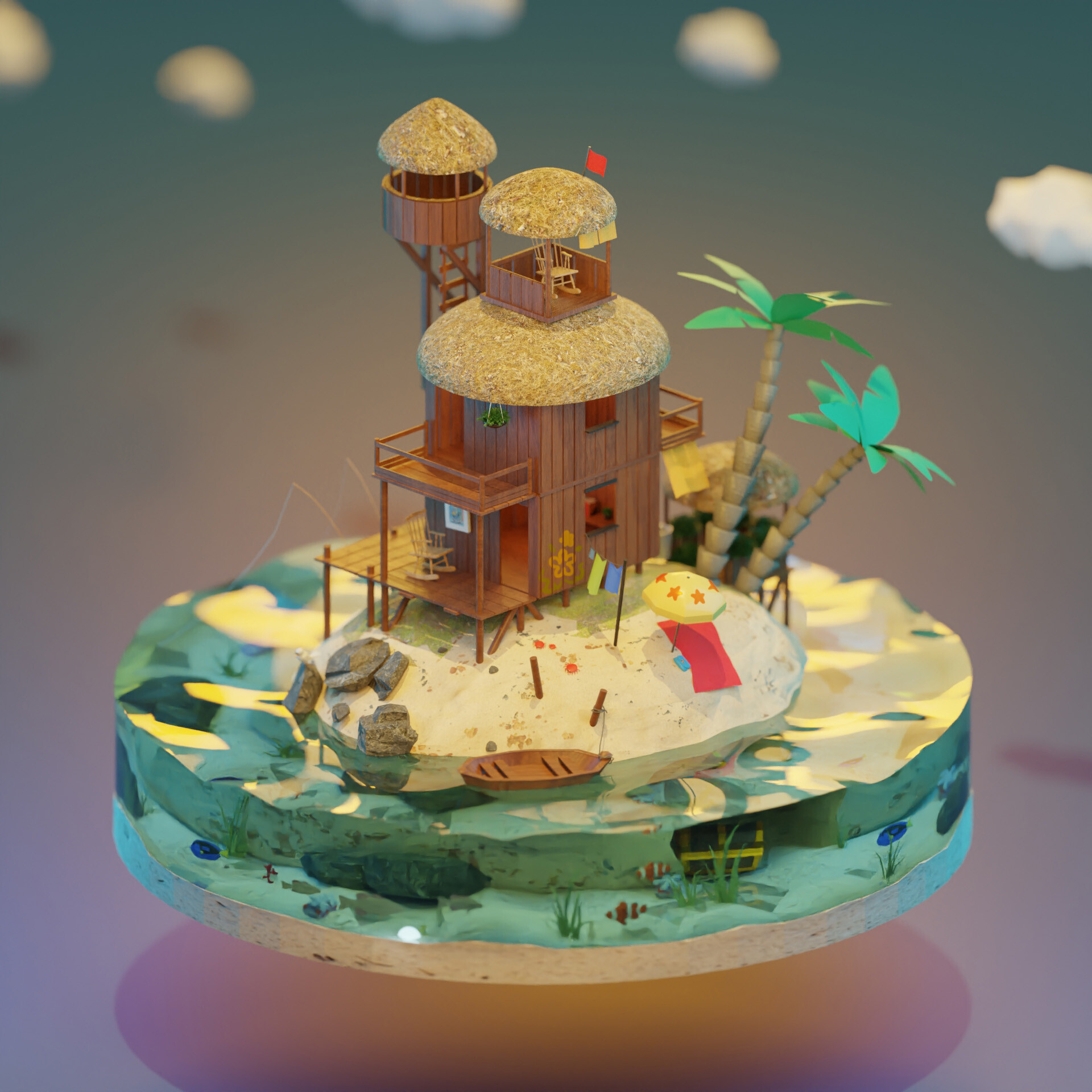 ArtStation - #21: Paulo Moreira's Chill Island