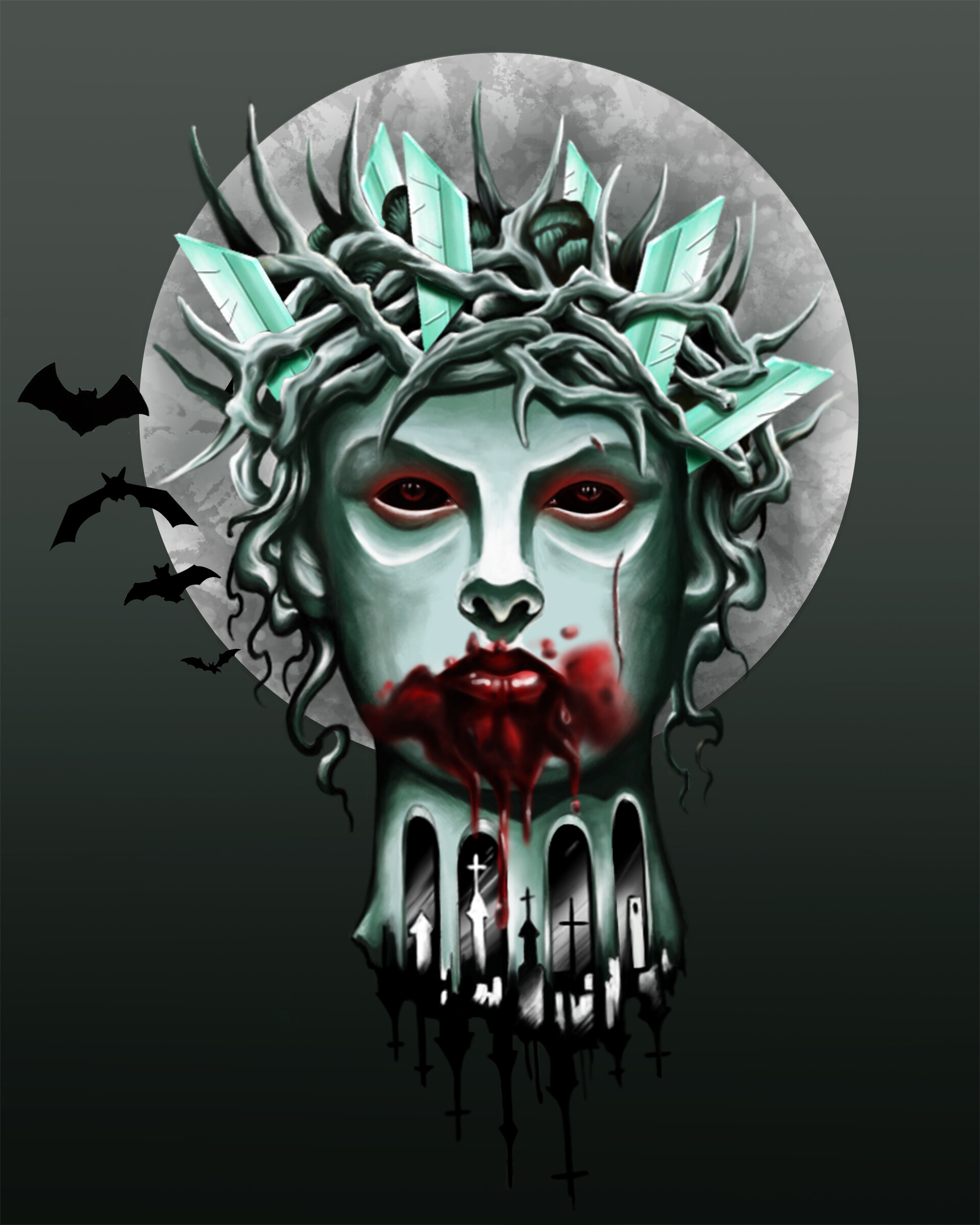 ArtStation - Evil statue