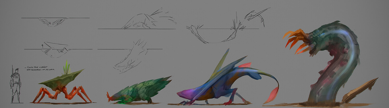 Paradis Sok - Darewise - Giant Worm Creature