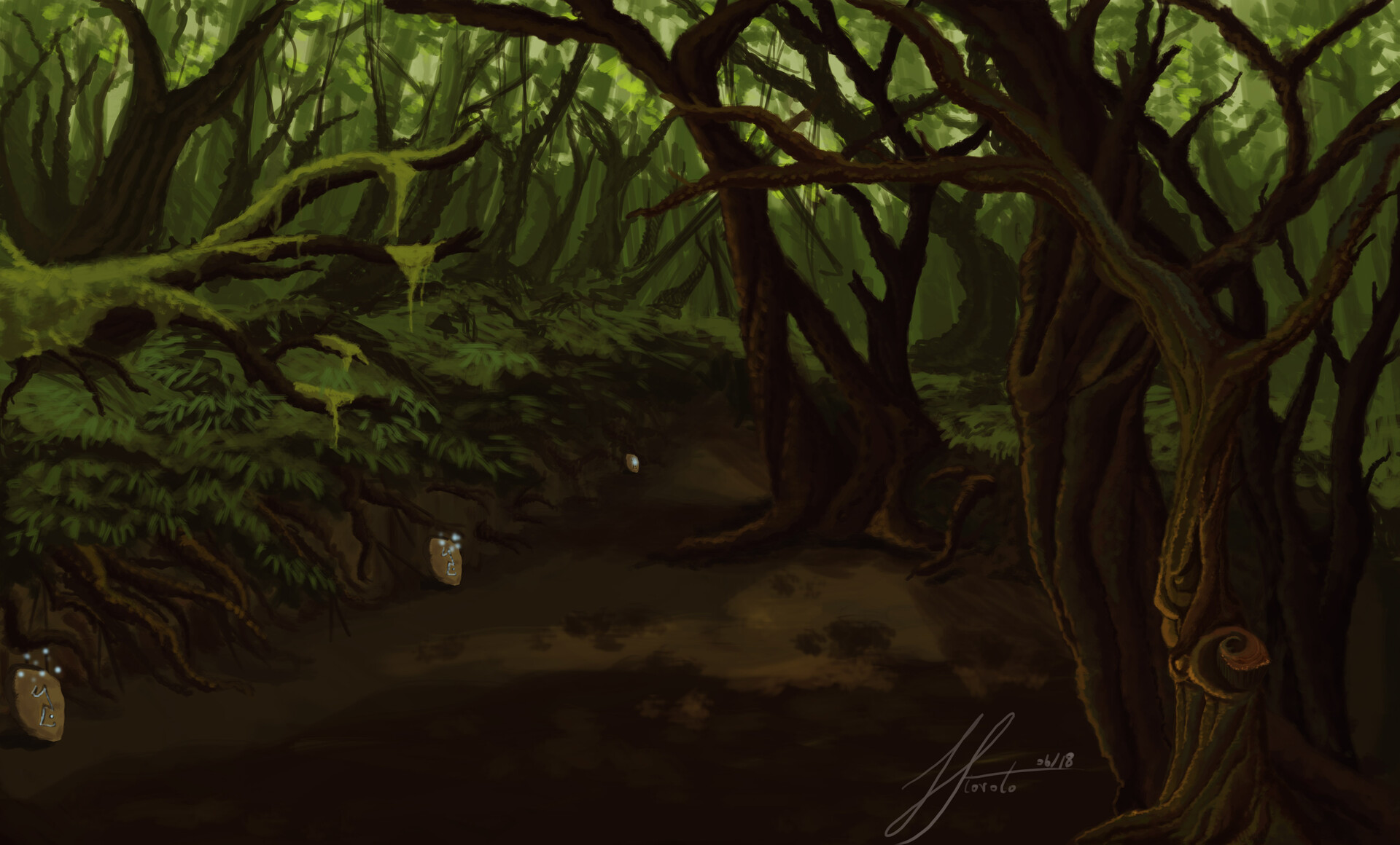 ArtStation - Swamp Concept.