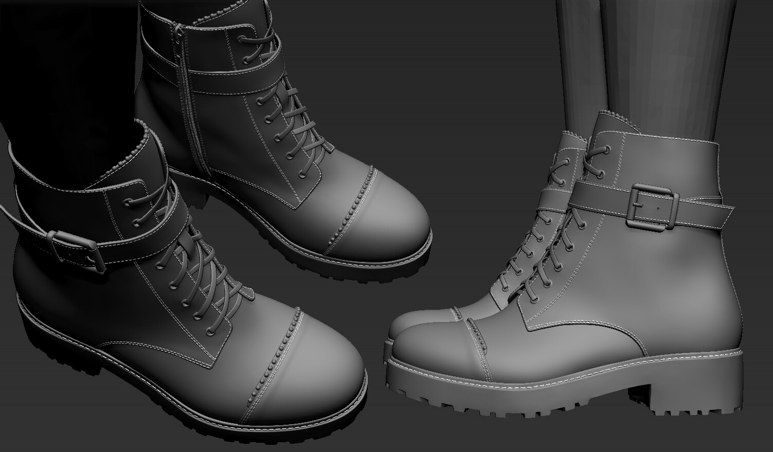 ArtStation - Boots High poly
