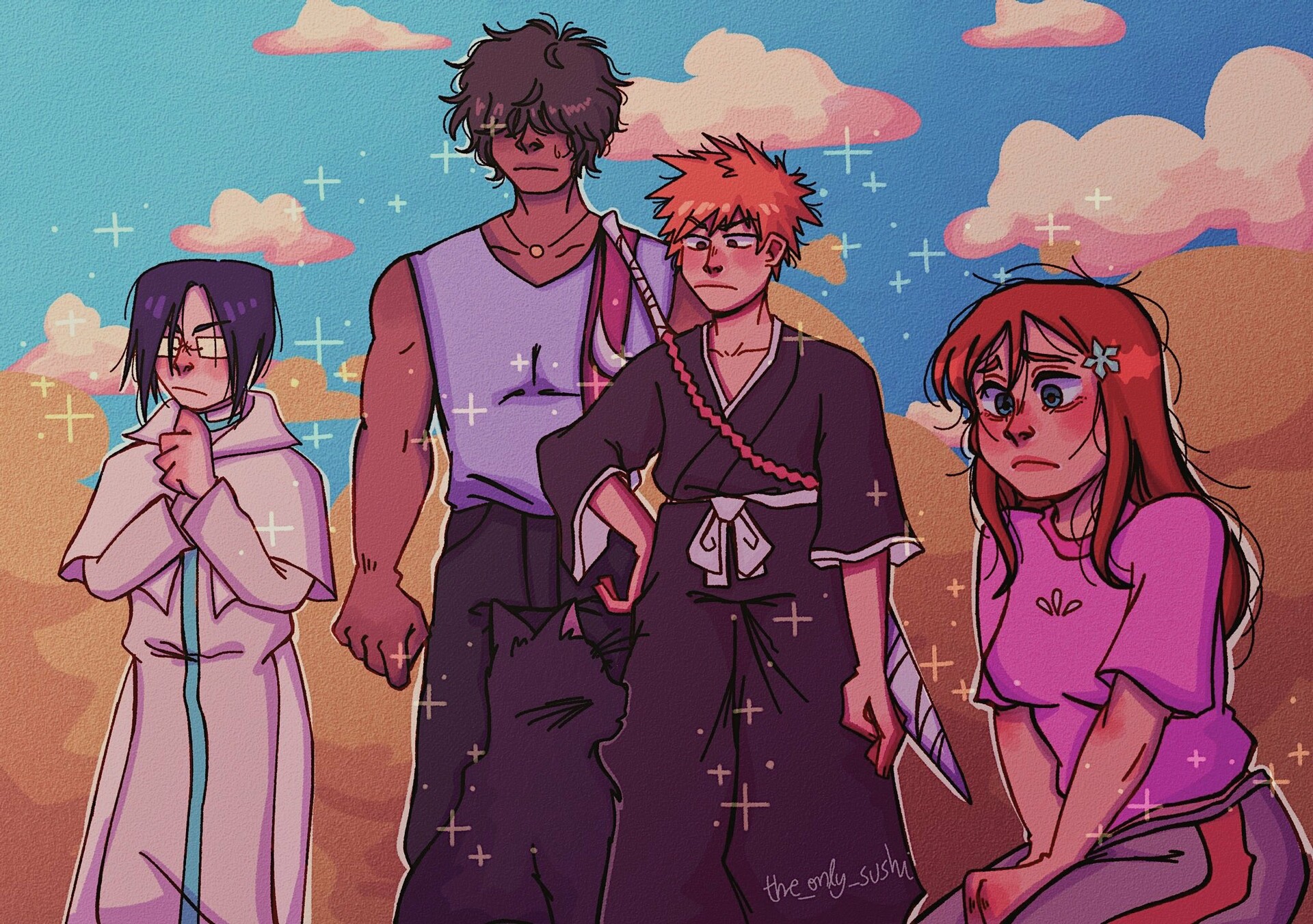 ArtStation - Bleach Scene Redraw!