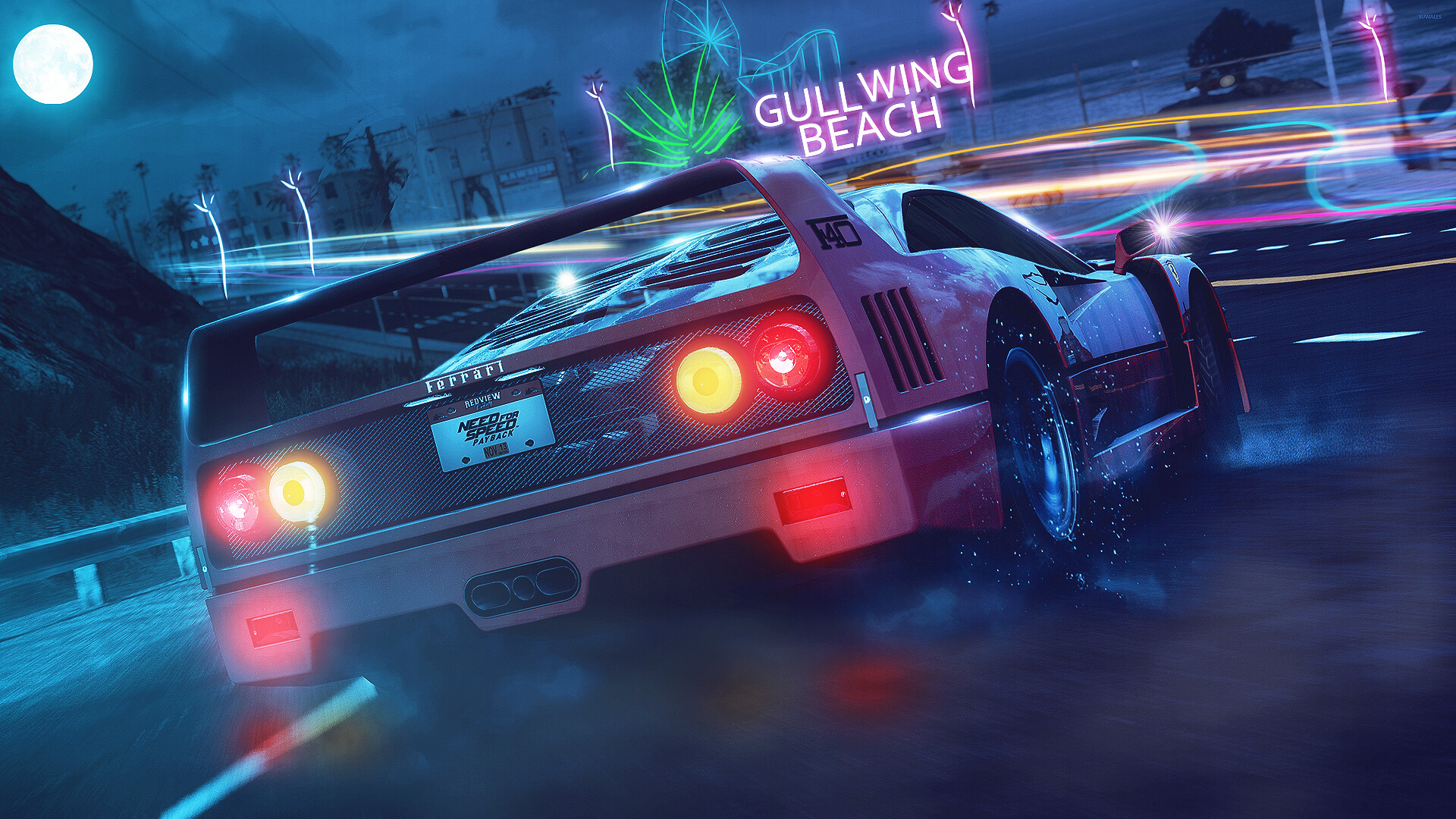 ArtStation - Ferrari F40 1987 GAME