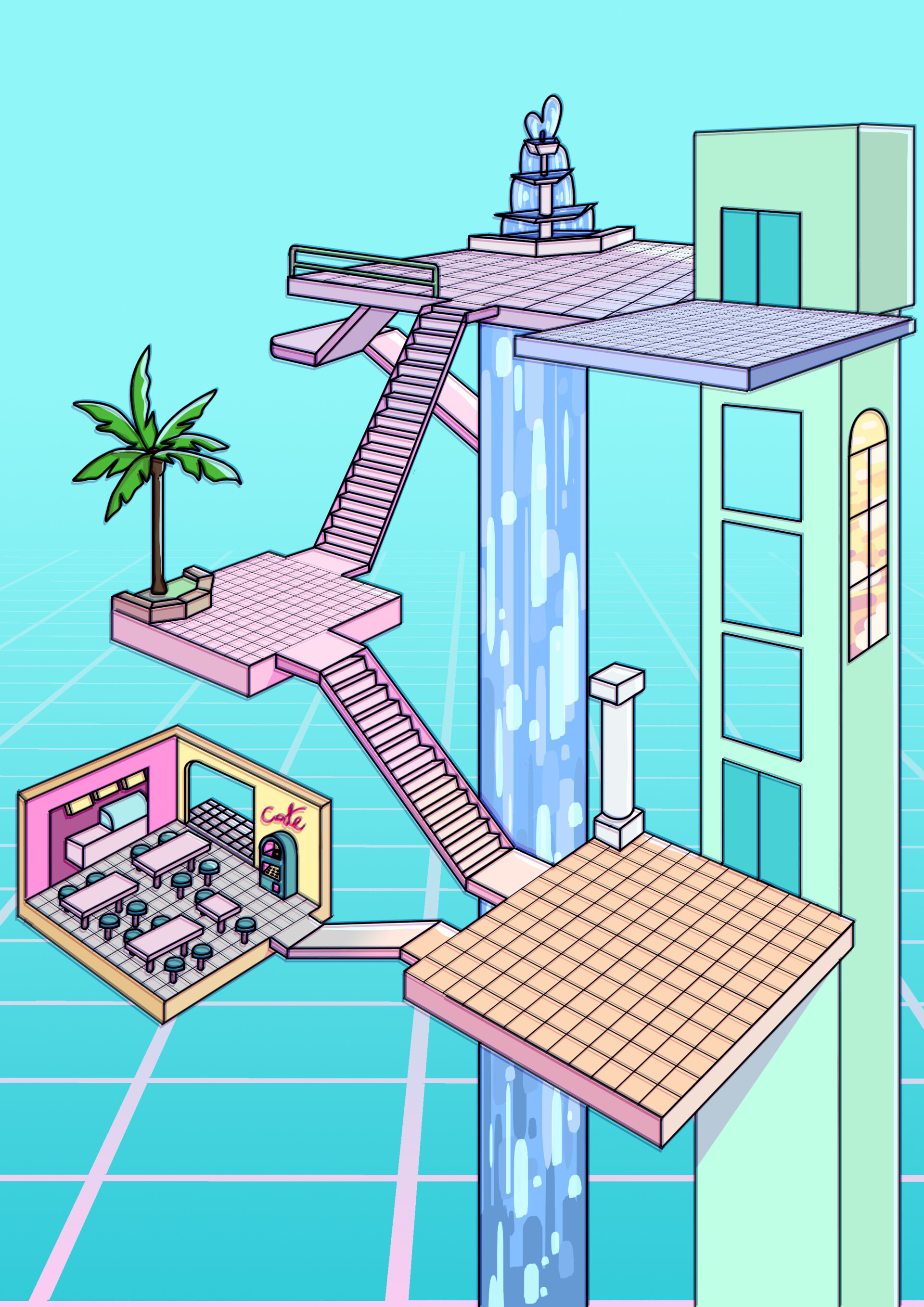 ArtStation - Infinite Mall