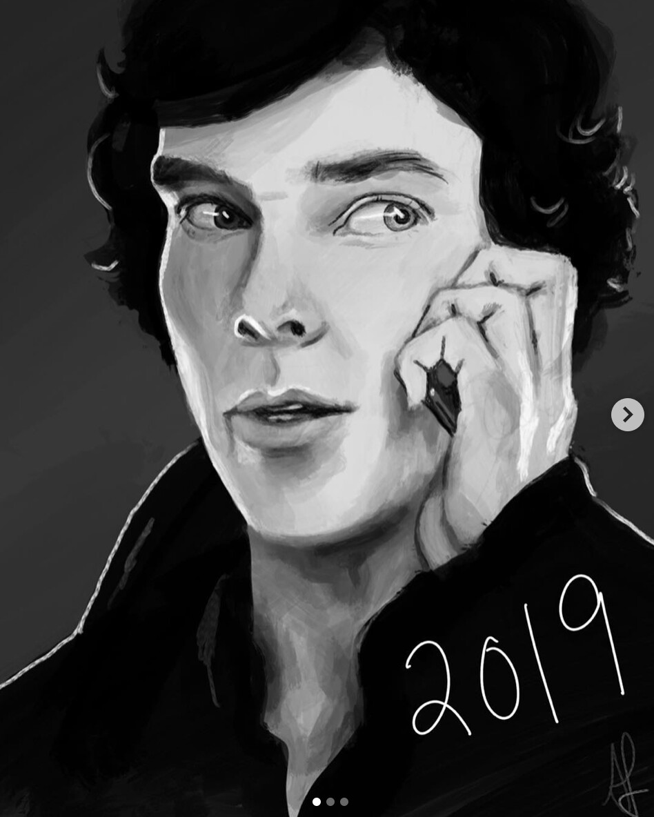 ArtStation - Sherlock Portrait Study