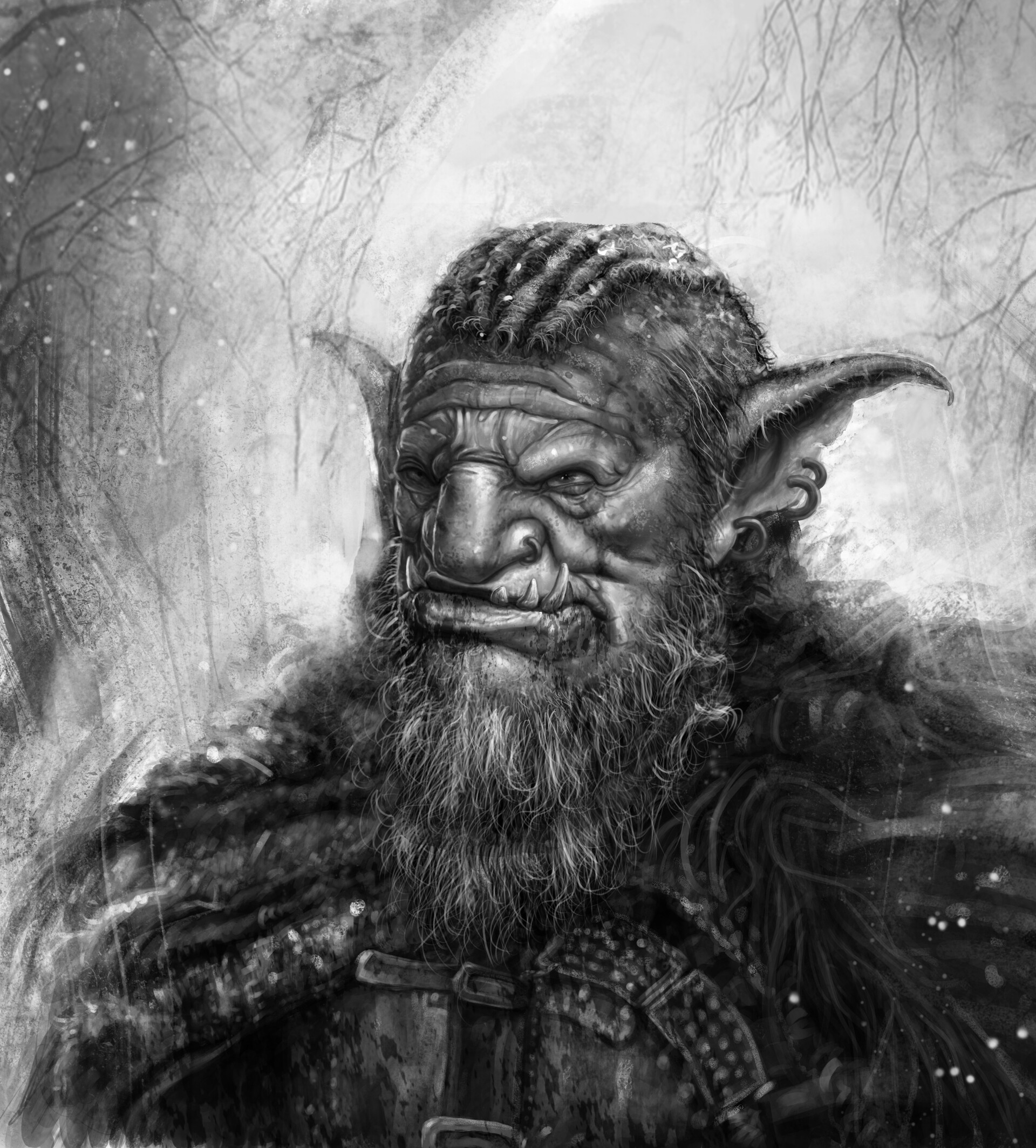 Luis Ángeles - Troll in the Snow