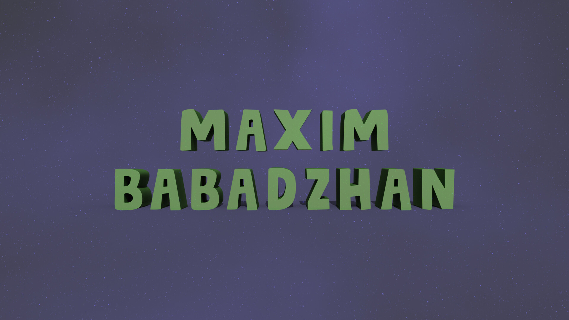 ArtStation - Maxim Babadzhan